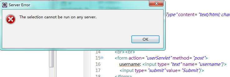 关于the selection cannot be run on any server错误的问题，如何快速的解决。-CSDN博客