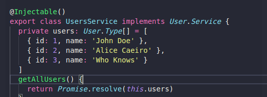 NestJs | 依赖注入报错Nest can't resolve dependencies of the UsersController (?). Pleasemake sure that ...
