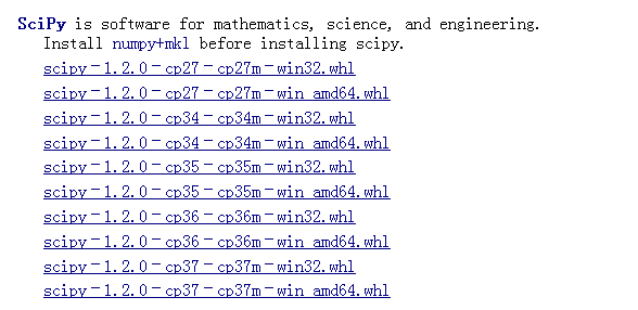 windows下的scipy的安装_检查是否安装 scipy_小小的书童的博客-CSDN博客