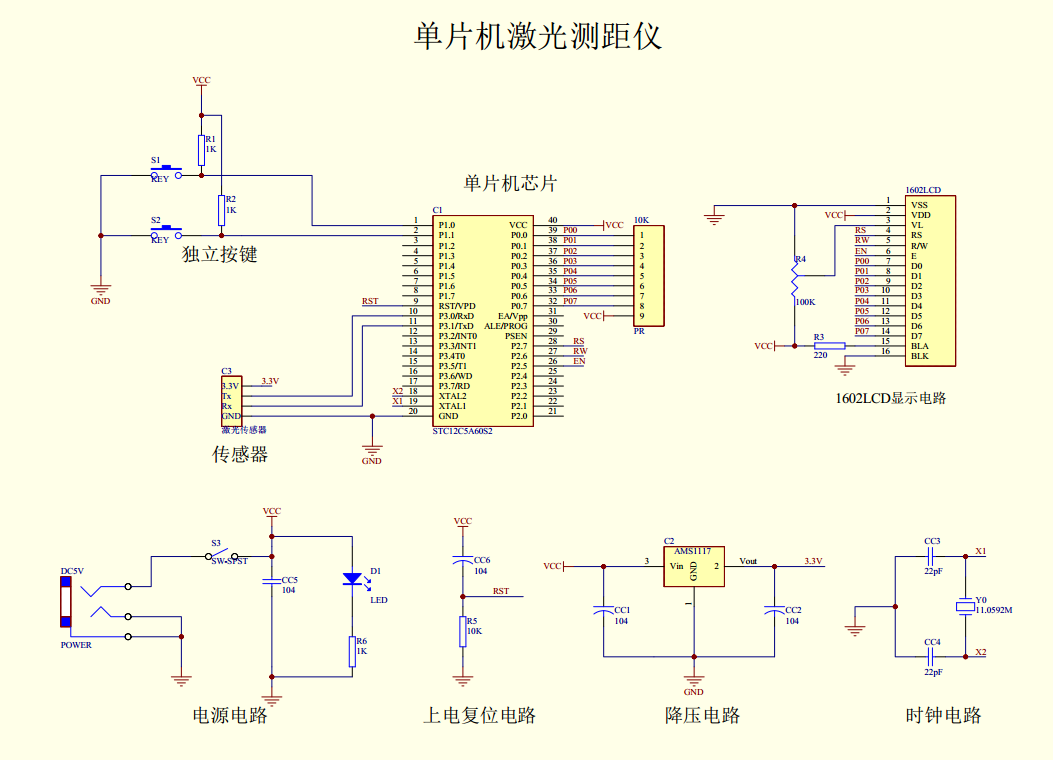 【应用实例】基于单片机的激光相位测距仪单片机光电测距 Csdn博客 