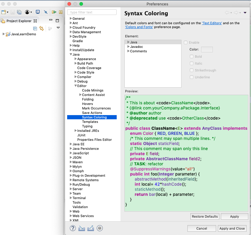 eclipse设置保护色（颜色和xcode一样）、主题下载更换，以及这只导出_eclipse syntax coloring-CSDN博客
