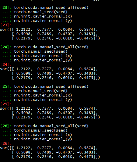 Pytorch: 固定初始化参数_pytorch固定随机初始值-CSDN博客