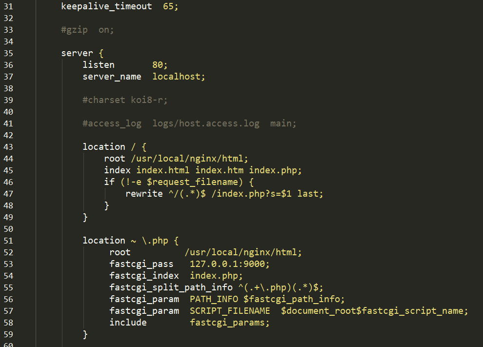 Nginx - ThinkPHP5访问配置_nginx 配置访问thinkphp5-CSDN博客