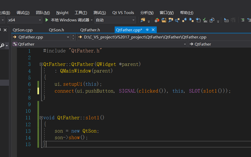 Qt5+VS2017点击按钮打开新窗口_vs上qt designer 怎么一点击登入 按钮就使得另外一个窗口得以打开-CSDN博客