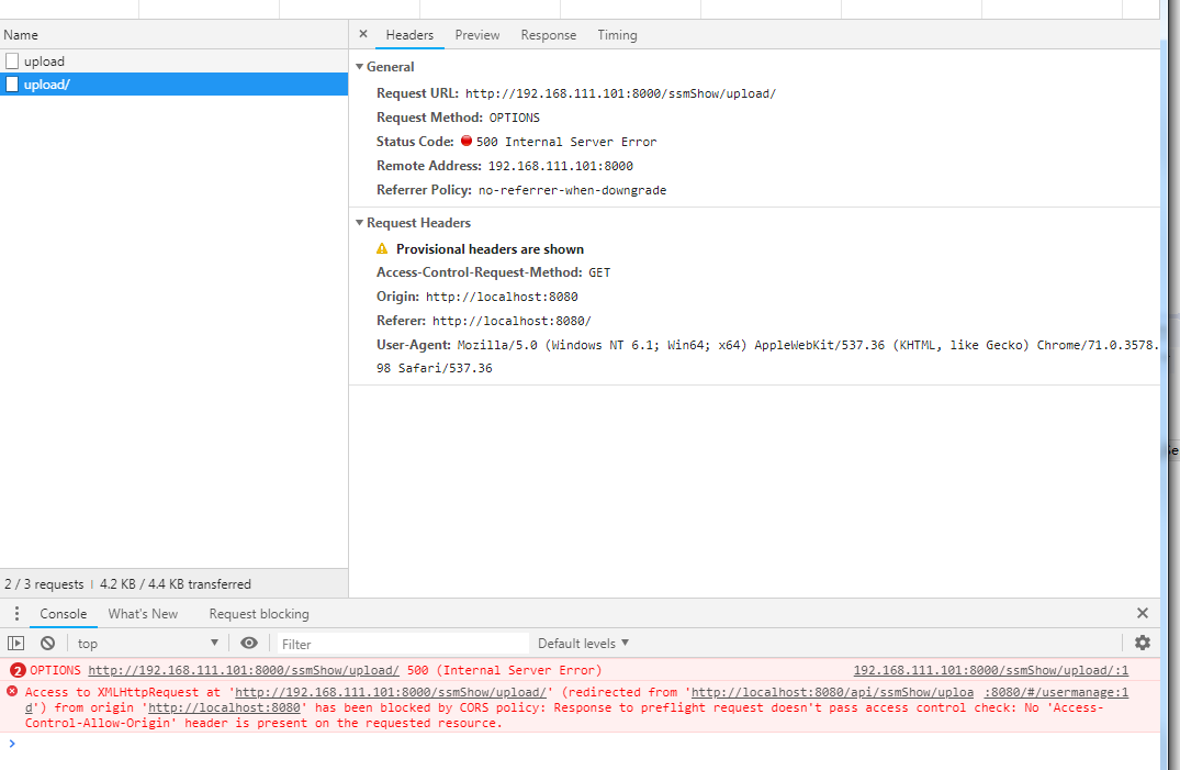 vue el-upload上传控件一直报跨域问题 post请求变成get请求_el-upload get-CSDN博客
