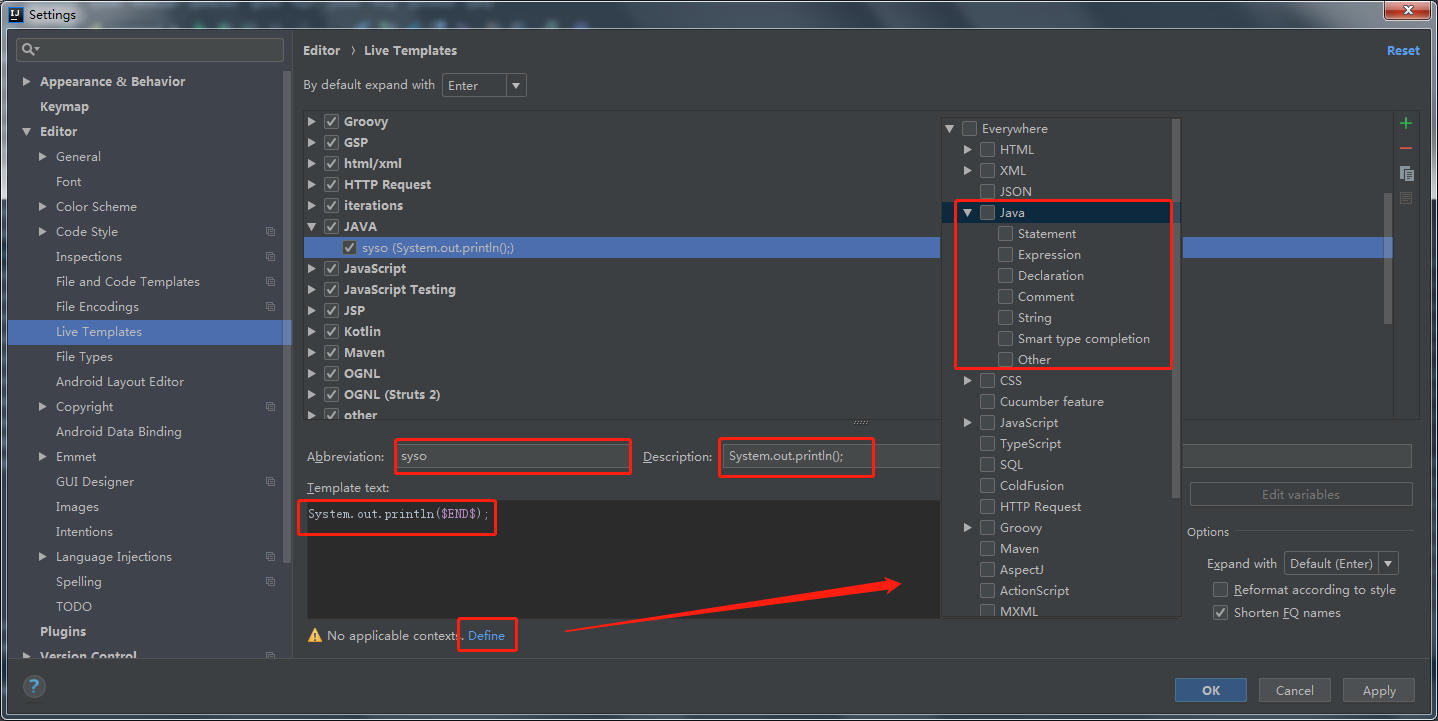 IntelliJ IDEA 设置快捷输出System.out.println();_system.out.println.dir哪里设置-CSDN博客