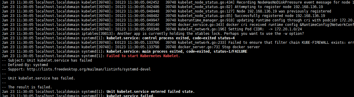 k8s-重启kubelet服务异常 kubelet.service: main process exited, code=exited, status=1/FAILURE_k8s搭建重启 ...