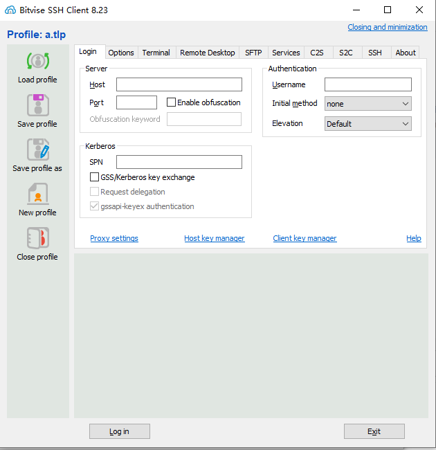 Bitvise SSH Client 无法连接服务器_bitvise 连接报错 the ssh connection has terminated wit-CSDN博客