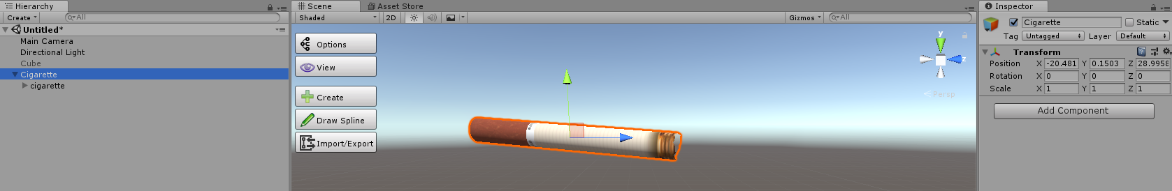 Unity3D开发（编程）小技巧之一：解决模型坐标系不在模型中心的问题_unity坐标轴不在物体上-CSDN博客