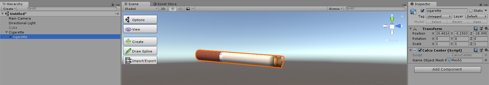 Unity3D开发（编程）小技巧之一：解决模型坐标系不在模型中心的问题_unity坐标轴不在物体上-CSDN博客