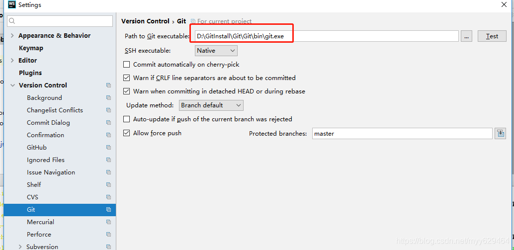 Webstrom配置gitgit 在webstorm的配置 Csdn博客