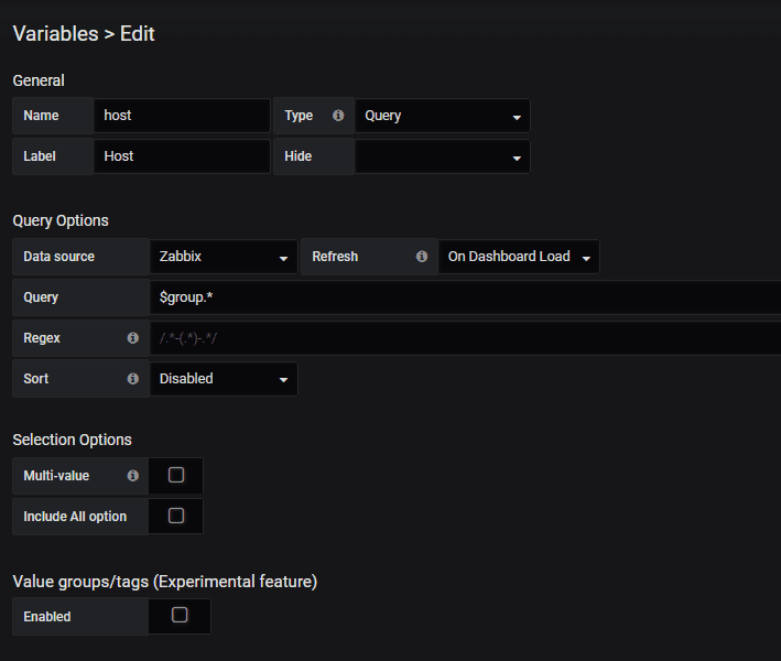 Grafana(Variables)变量配置_grafana正则表达式语法-CSDN博客