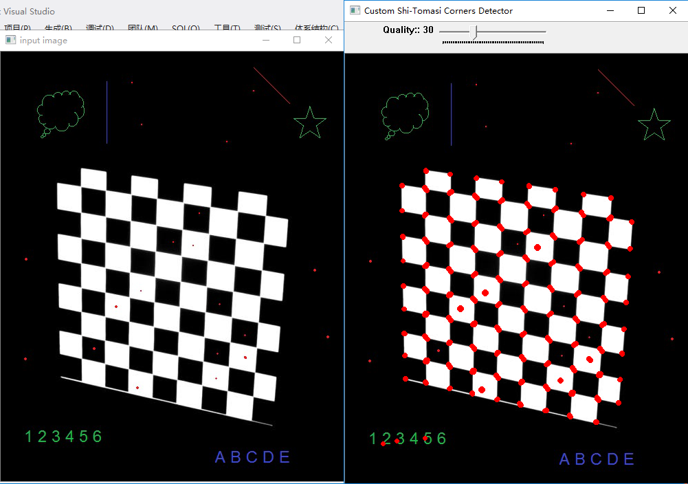 Opencv 特征提取与检测（03、自定义角点检测器）cornereigenvalsandvecs Csdn博客 