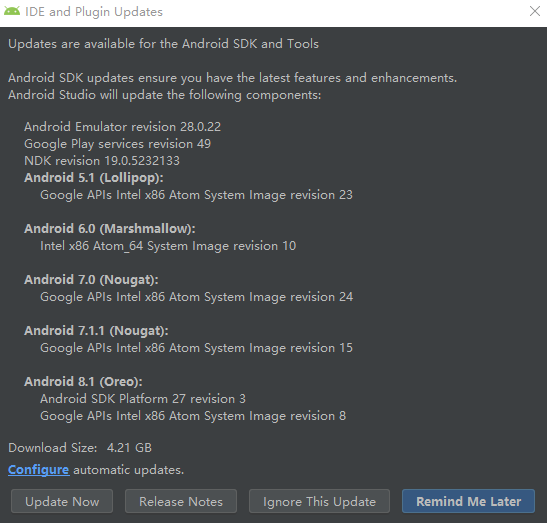 An exisiting Android SDK was detected_an existing android sdk was ...