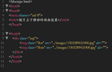 CSS3图片上下移动的动画效果_css 鼠标移动图片上下滚动translatey-CSDN博客