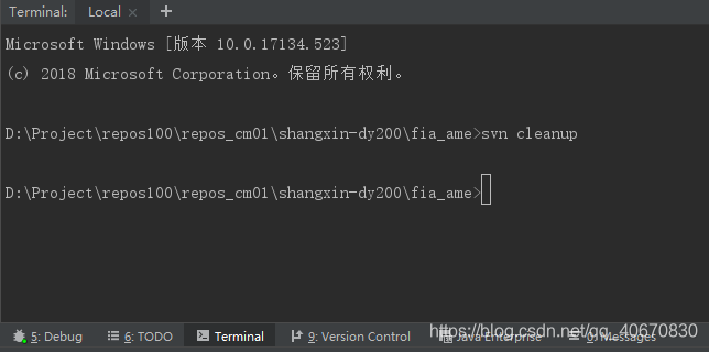 解决errorsvn E155037 Previous Operation Has Not Finished Run Cleanup