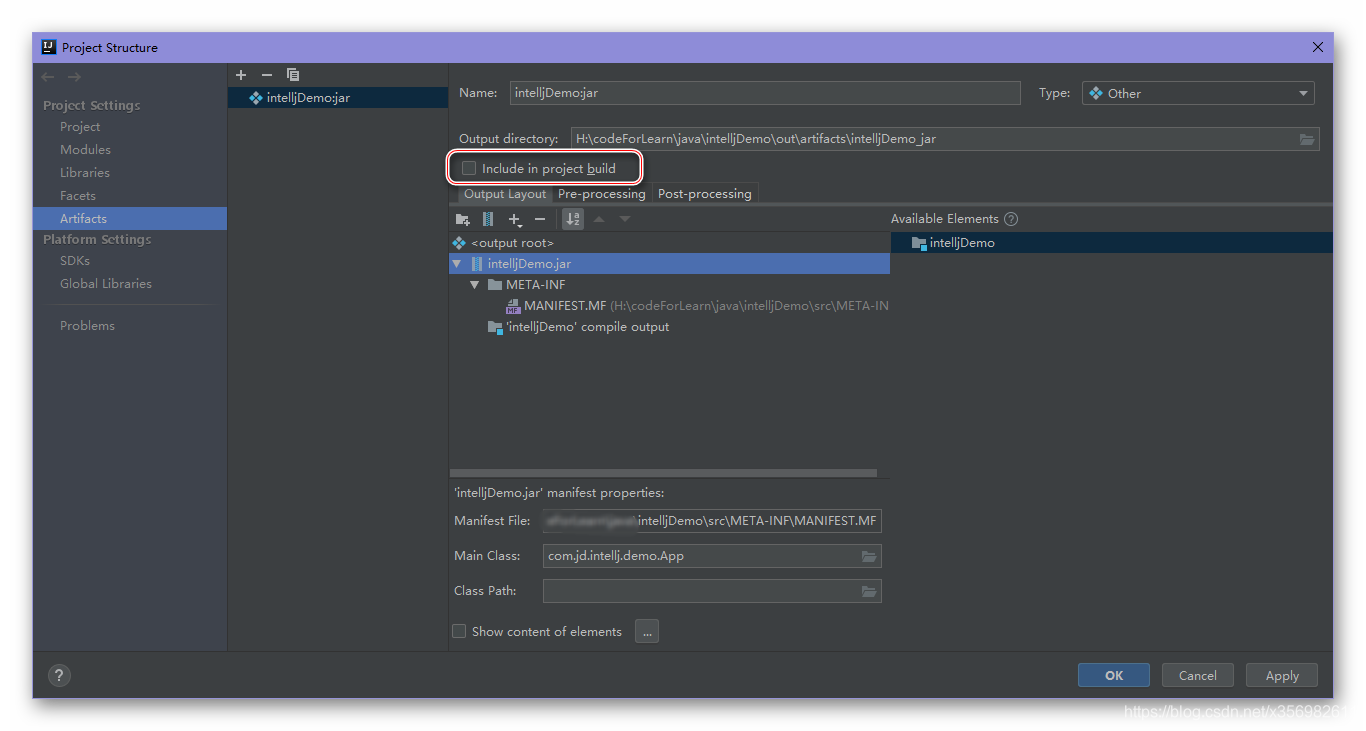 Intellij Idea 将java项目打包成jarjava 项目打包 Csdn博客