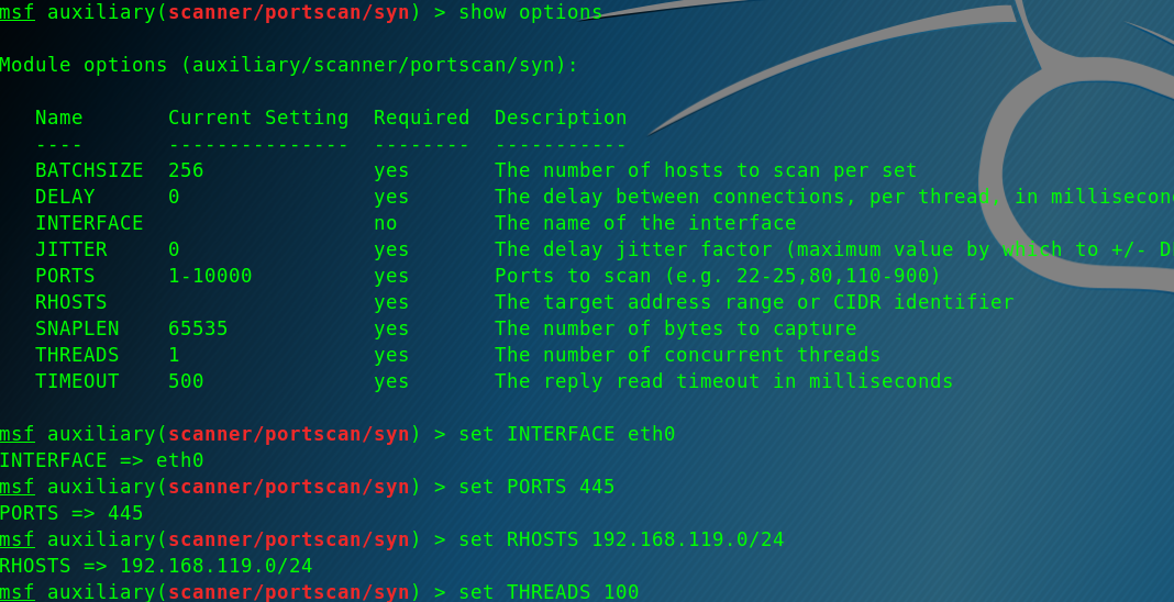 配置metasploit进行远程攻击的基本步骤和利用metasploit进行基本扫描_metasploitabe攻击远程-CSDN博客