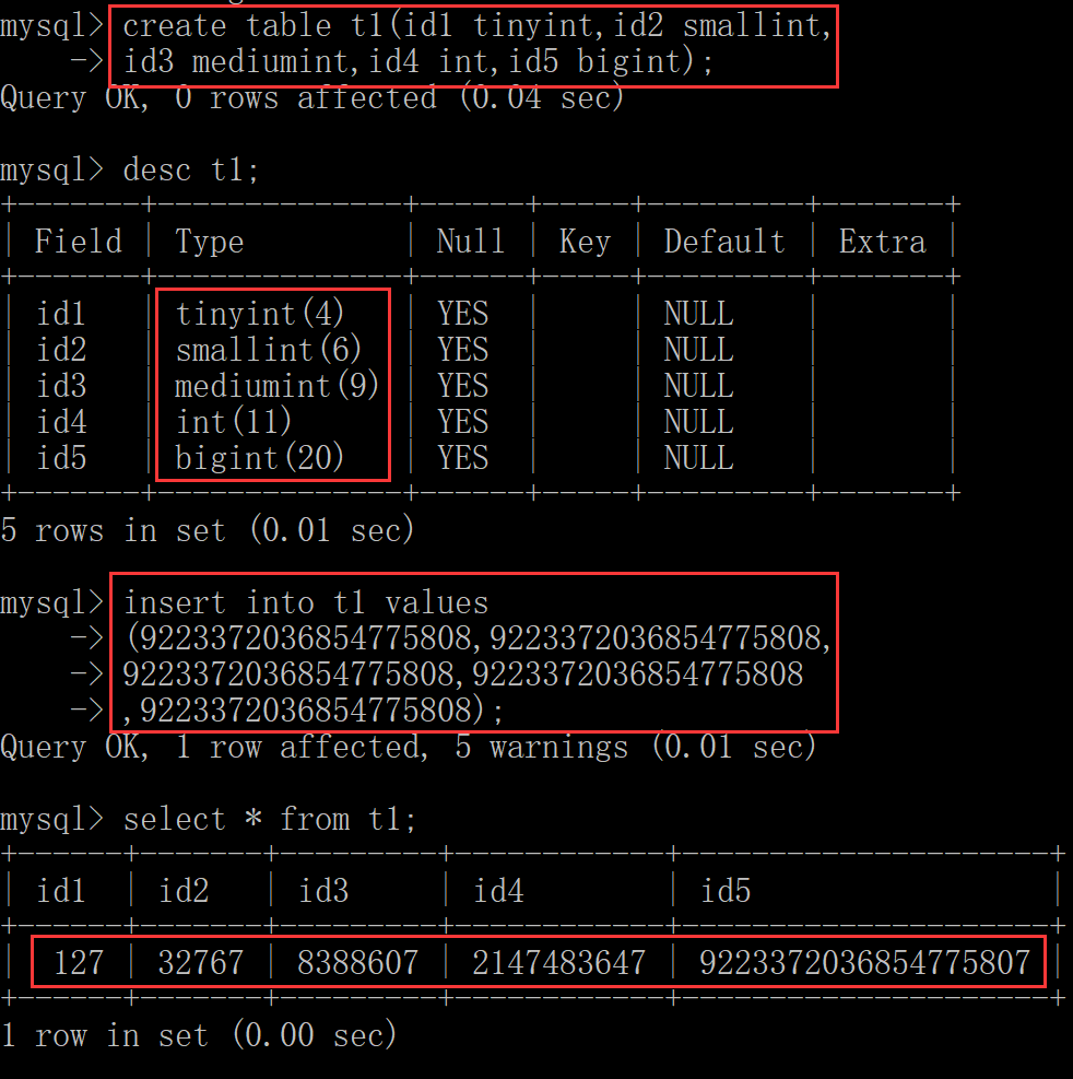 MySQL 用于存放整数的数值类型（zerofill、unsigned、not null、auto_increment、default和主键属性） - 非淡泊无以明志，非宁静无以致远 - CSDN博客