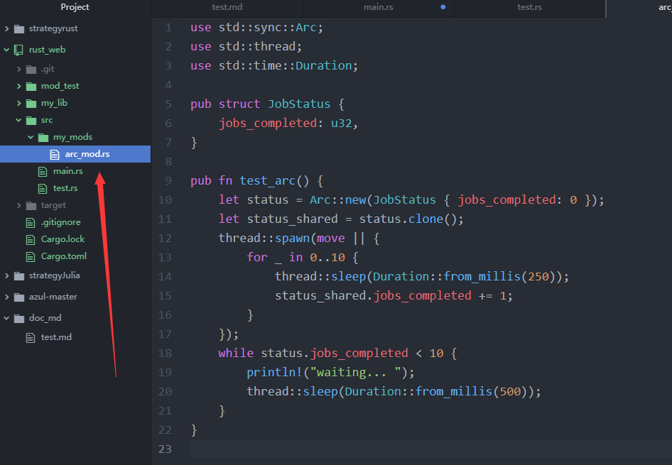 Rust: mod文件、main文件调用_rust main.rs调用文件-CSDN博客