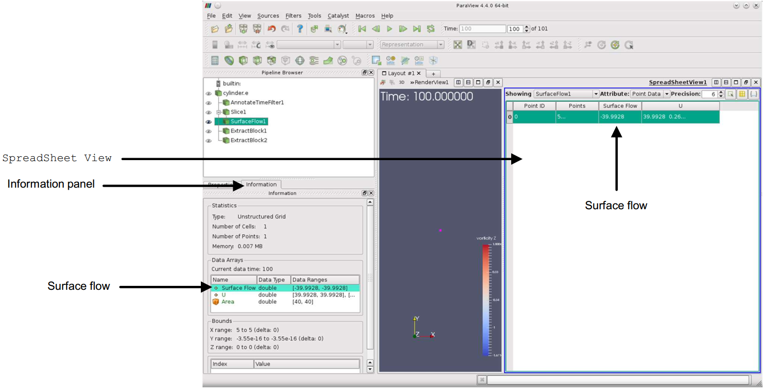 在ParaView中使用Surface Flow filter计算某个面上的流量_paraview计算流量-CSDN博客
