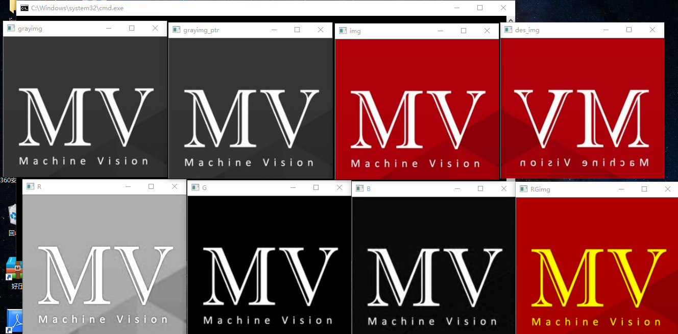 OpenCV3学习（2.4）——彩色图像读取、灰度图转化、RGB通道分割与合并_opencv c++3通道图像-CSDN博客