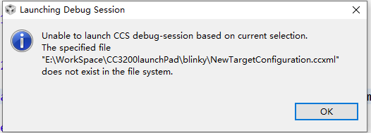 CC3200 Debug时报错：Unable to launch CCS debug-session based on current selection.的解决方法-CSDN博客