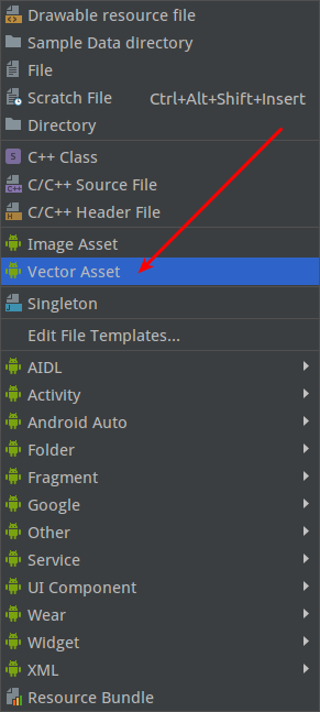 android studio如何将SVG转换成VectorDrawable xml资源_android studio svg转vector-CSDN博客