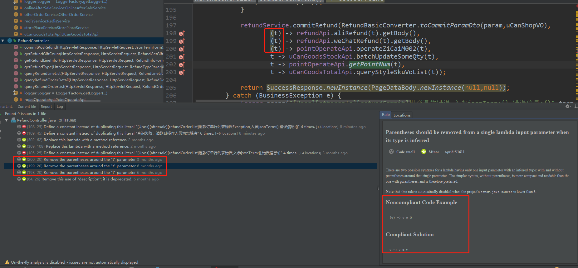SonrLint常见解决方案_printf-style format strings should be used correct-CSDN博客
