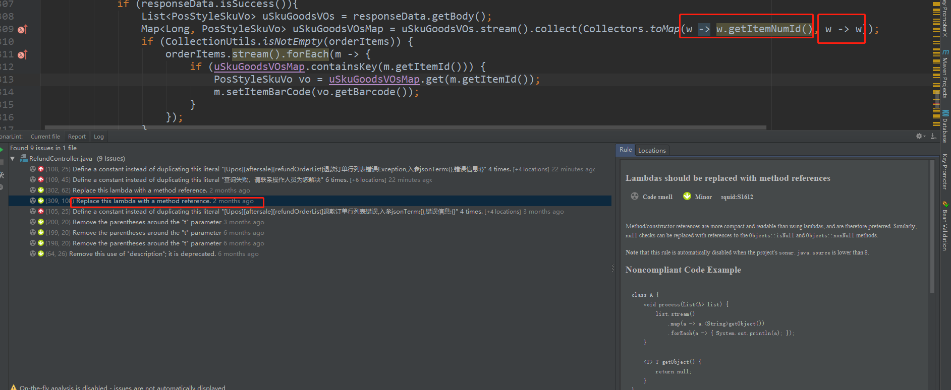 SonrLint常见解决方案_printf-style format strings should be used correct-CSDN博客