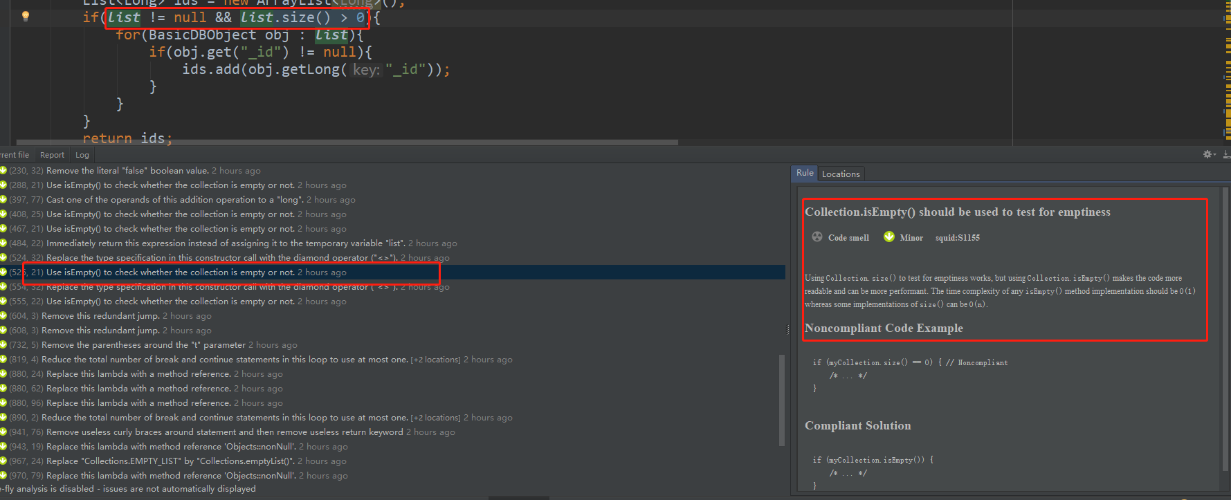 SonrLint常见解决方案_printf-style format strings should be used correct-CSDN博客