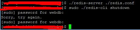 redis 停止服务用 ./redis-cli shutdown 或 shutdown 出现 (error) ERR Errors trying to SHUTDOWN. Check logs ...