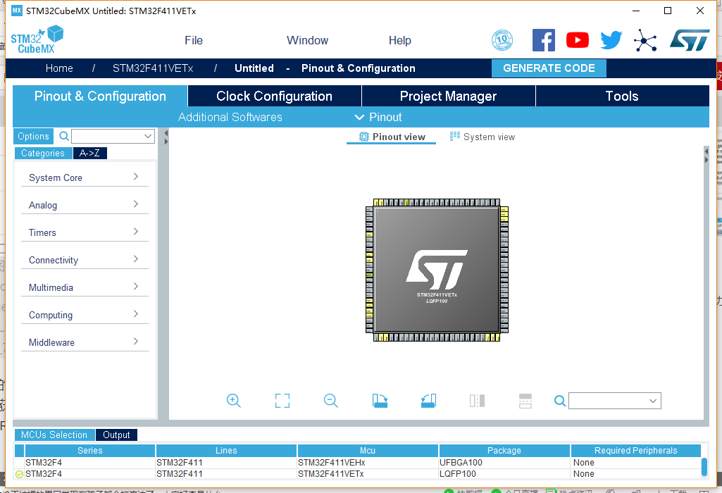 Stm32f411 Discovery学习笔记（二）点亮你的第一个led Stm32f411ve中文手册 Csdn博客