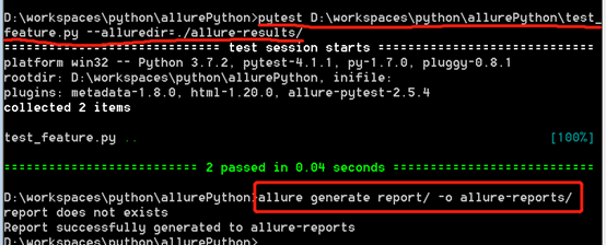 用Pytest+Allure生成可视化的HTML测试报告_wust_lh的博客-CSDN博客