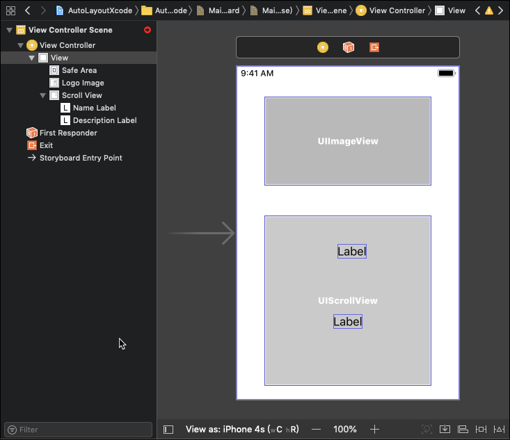 iOS 12 Auto Layout界面自动布局系列2-使用Xcode的Interface Builder添加布局约束_xcode 布局约束-CSDN博客