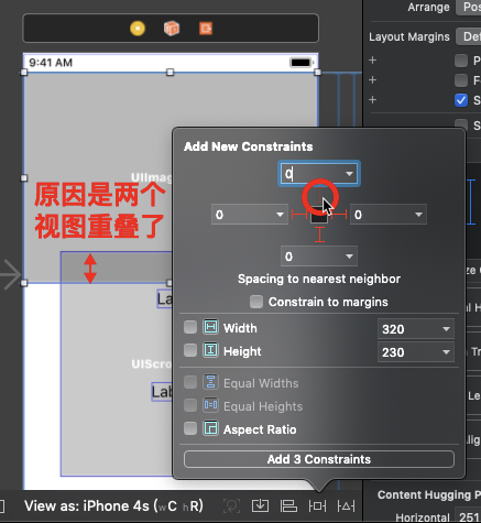 iOS 12 Auto Layout界面自动布局系列2-使用Xcode的Interface Builder添加布局约束_xcode 布局约束-CSDN博客