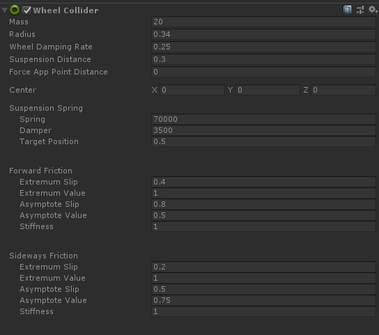 WheelCollider笔记_wheel collider与wheel有90-CSDN博客