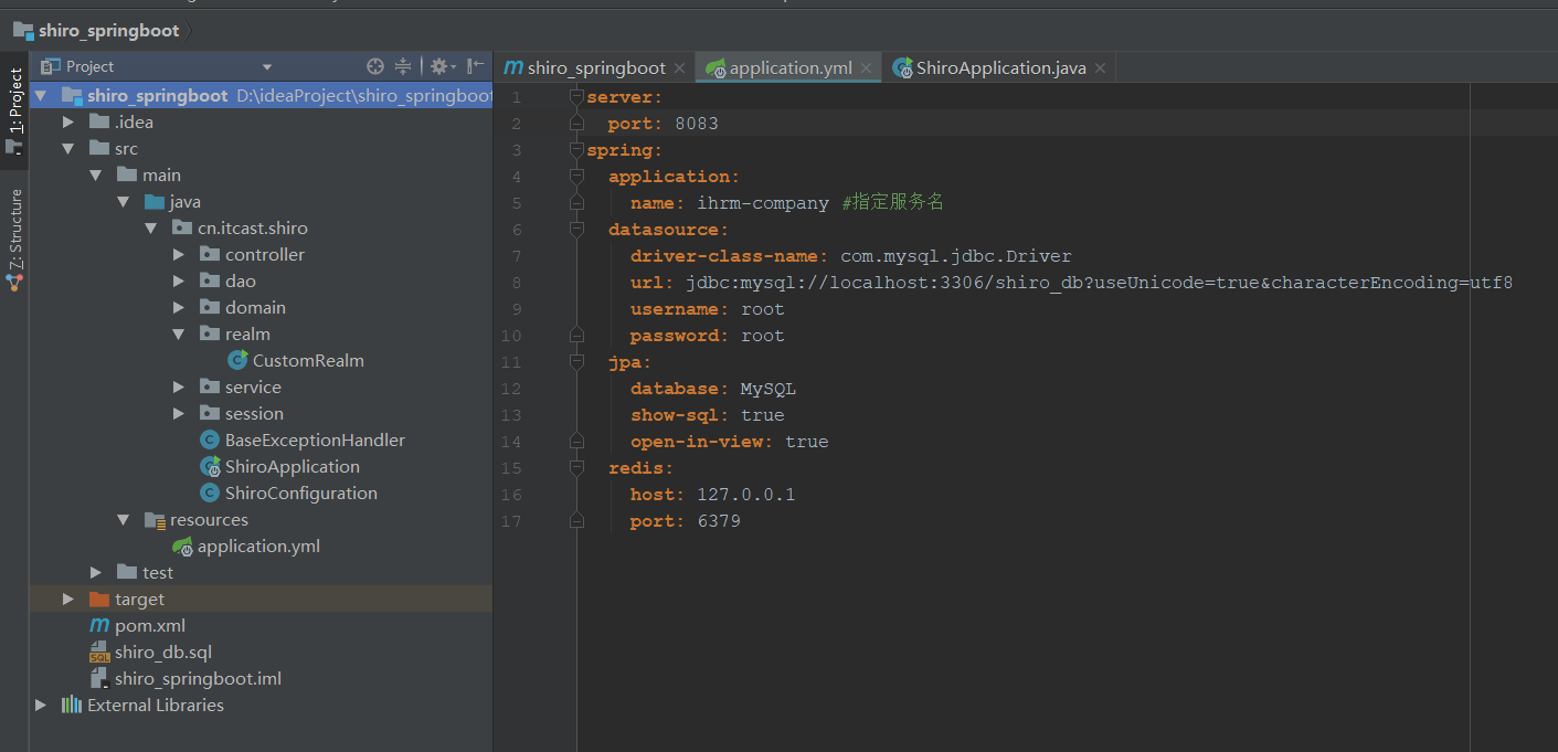 shiro入门代码示例,与springBoot整合示例,获取自定义sessionID_(through reference chain: org.apache.shiro.session-CSDN博客