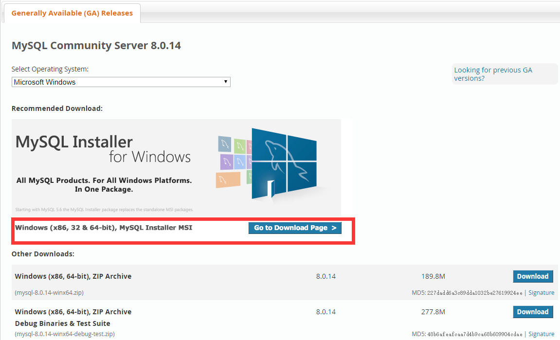 تنزيل MySQL - المبرمج العربي