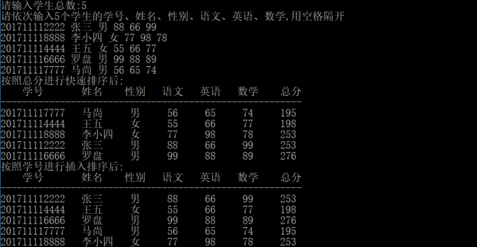 数据结构实验报告：查找和排序的应用数据结构利用查找和排序设计一个成绩管理查询r Csdn博客