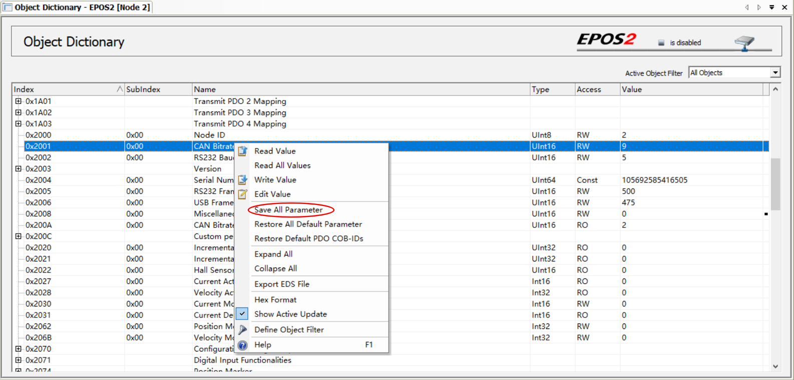 Maxon伺服驱动EPOS2 24/5 配置_epos2驱动-CSDN博客