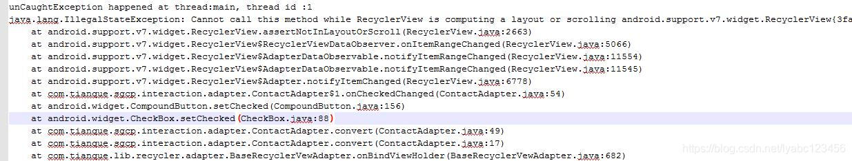 Illegalstateexception Cannot Call This Method While Recyclerview Is Computing A Layout Or