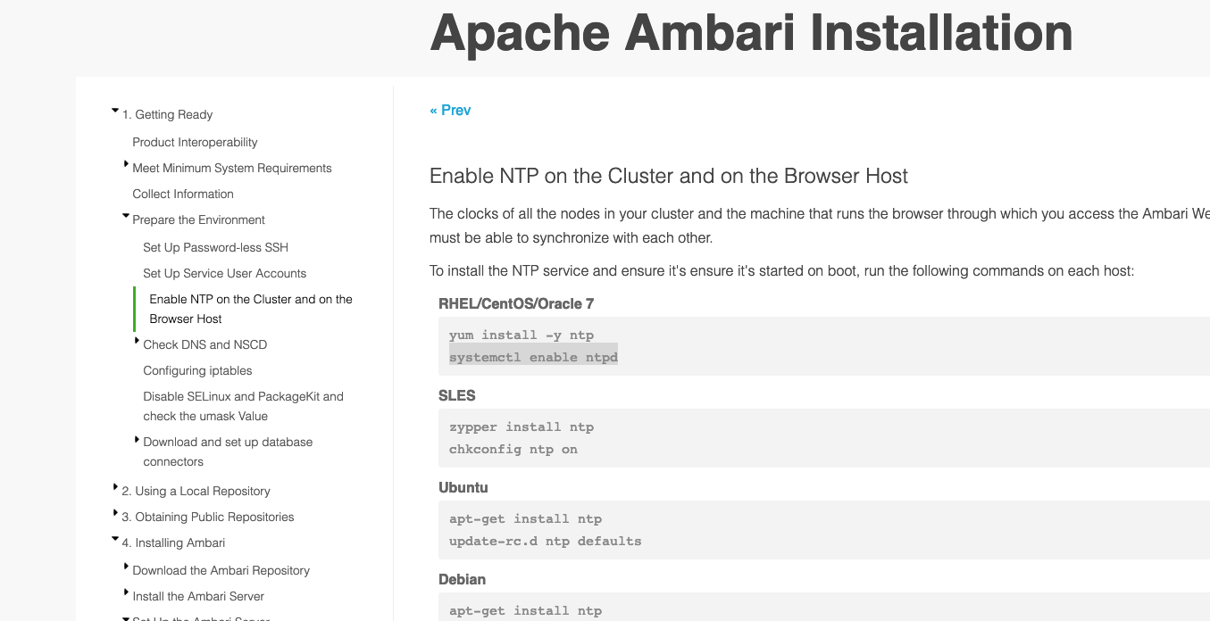 ambari Hadoop 部署 connection failed / connection refuse 错误 NTP 未启用_华北沙漠的博客-CSDN博客
