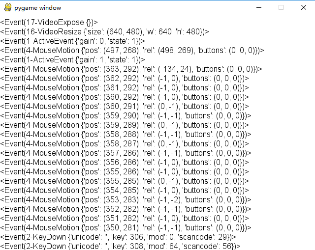 PyGame事件_pygame 事件-CSDN博客