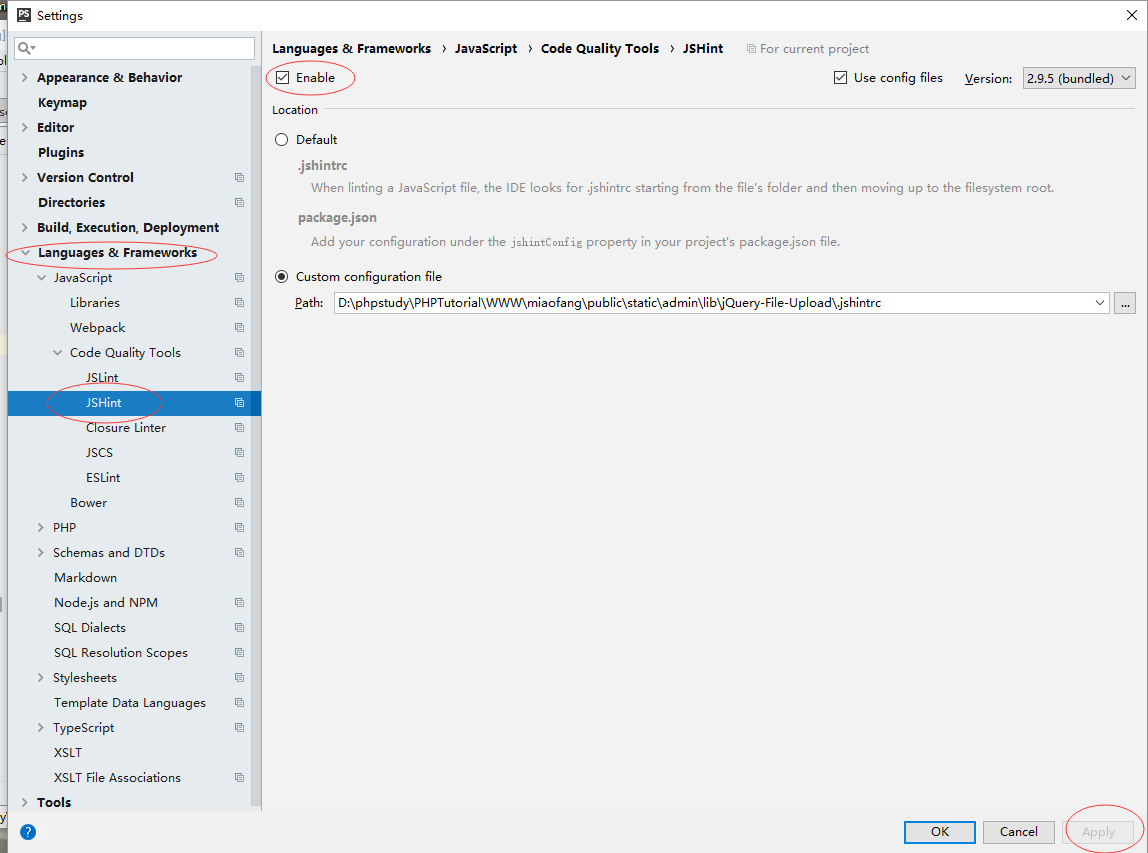 正常的JS文件，提示JSHint错误的处理_jshint config not found-CSDN博客