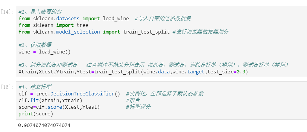 sklearn机器学习：决策树的学习与调参_sklearn tree.decisiontreeclassifier() 如何调整参数-CSDN博客