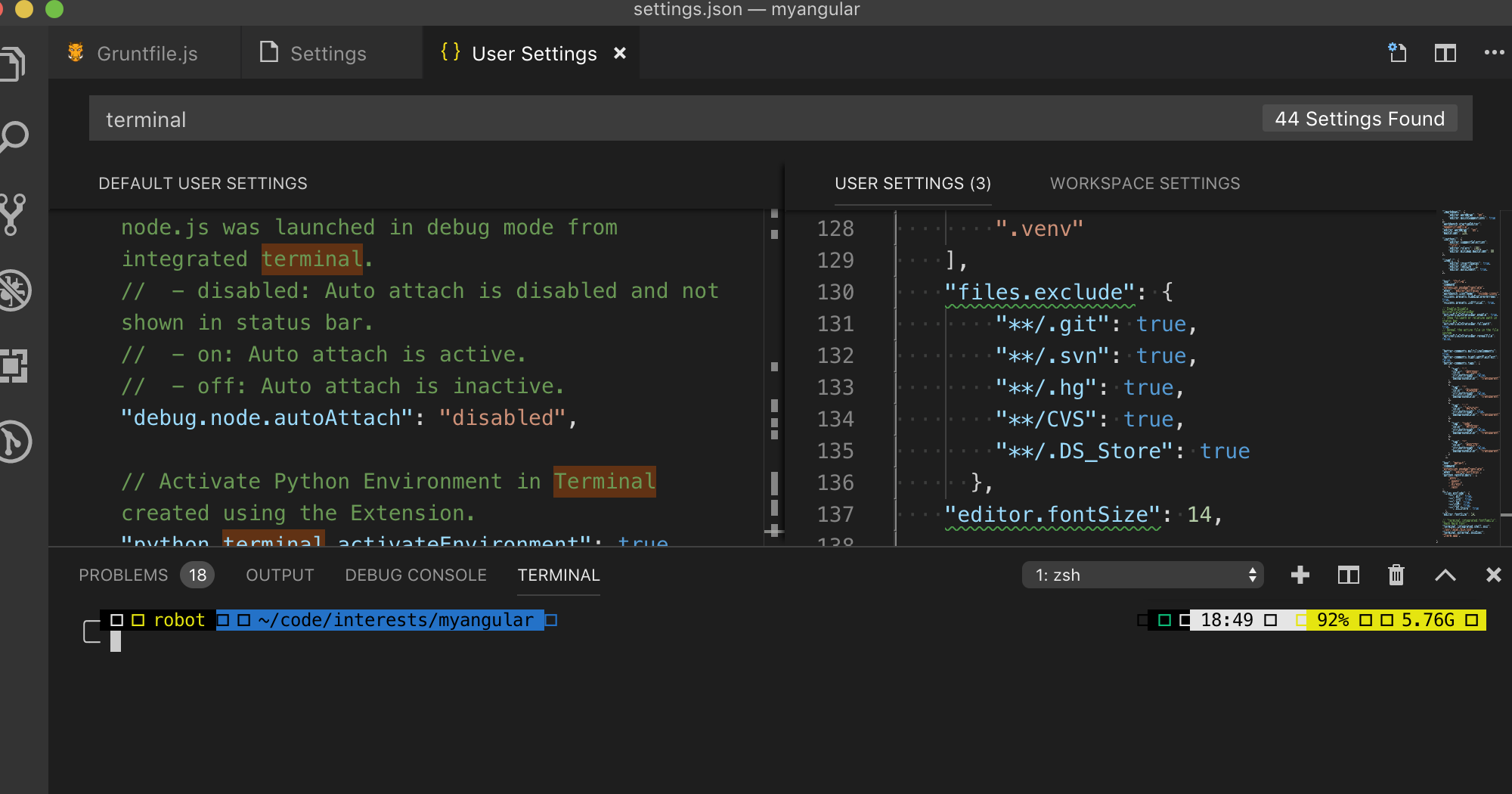 解决Vscode Terminal 中无法正常显示powerdevel9主题样式的问题_vscode hack nerd font-CSDN博客