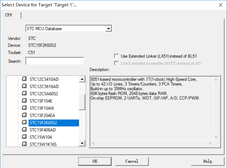 Keil5配置使用IAP15F2K61S2的头文件_iap15f2k61s2在keil里选什么-CSDN博客