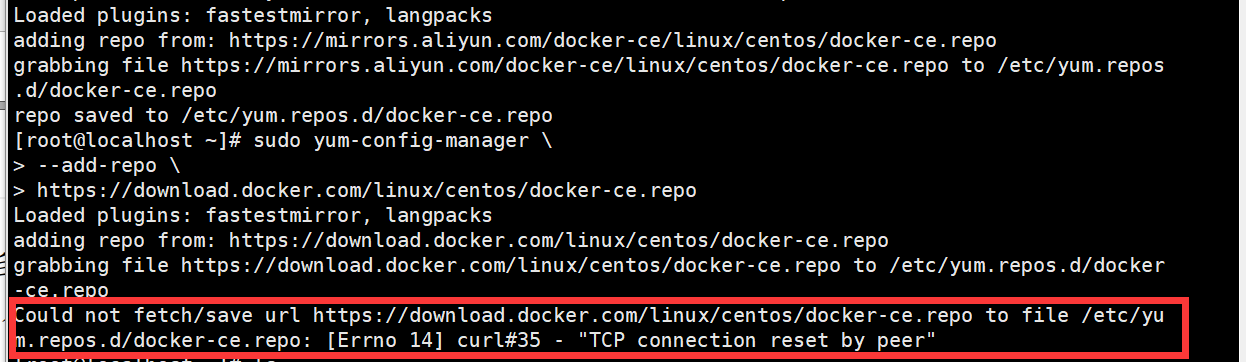 解决Centos7安装docker源问题_adding repo from-CSDN博客