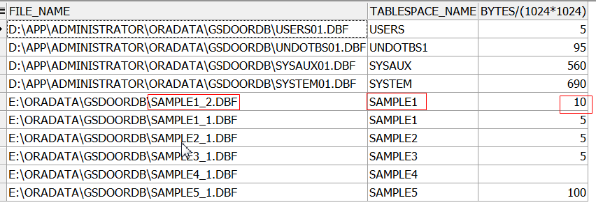 Oracle入门精读37 表空间新增数据文件 Add Datafile及扩展大小resize Csdn博客 